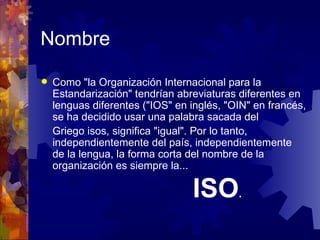 Norma iso | PPT