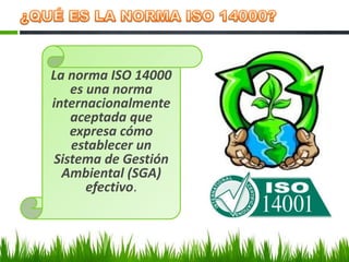 Norma iso 14000 | PPTX
