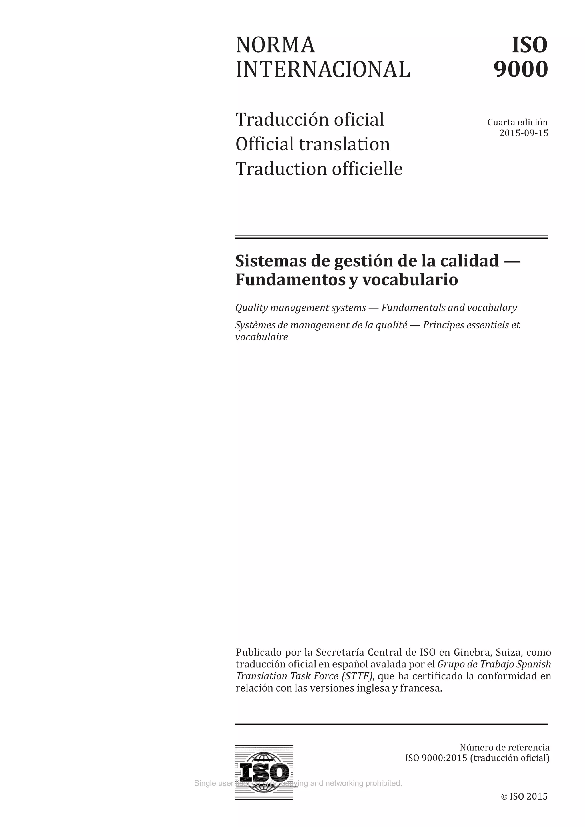 Norma Iso 9000 2015 Fyv Copia Pdf