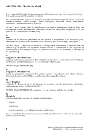 ISO/IEC 17025:2017 (traducción oficial) | PDF
