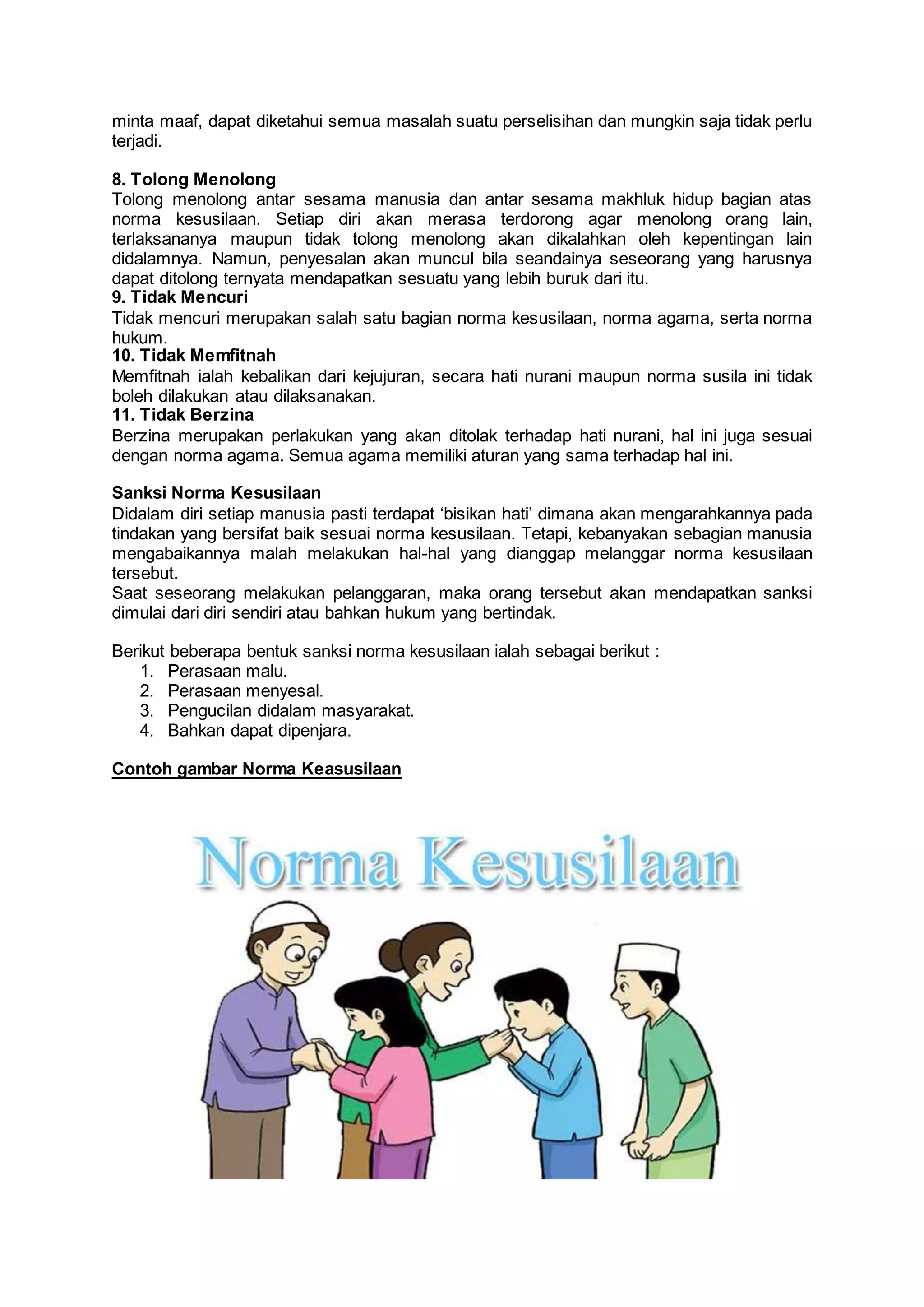 Norma kesusilaan | PDF