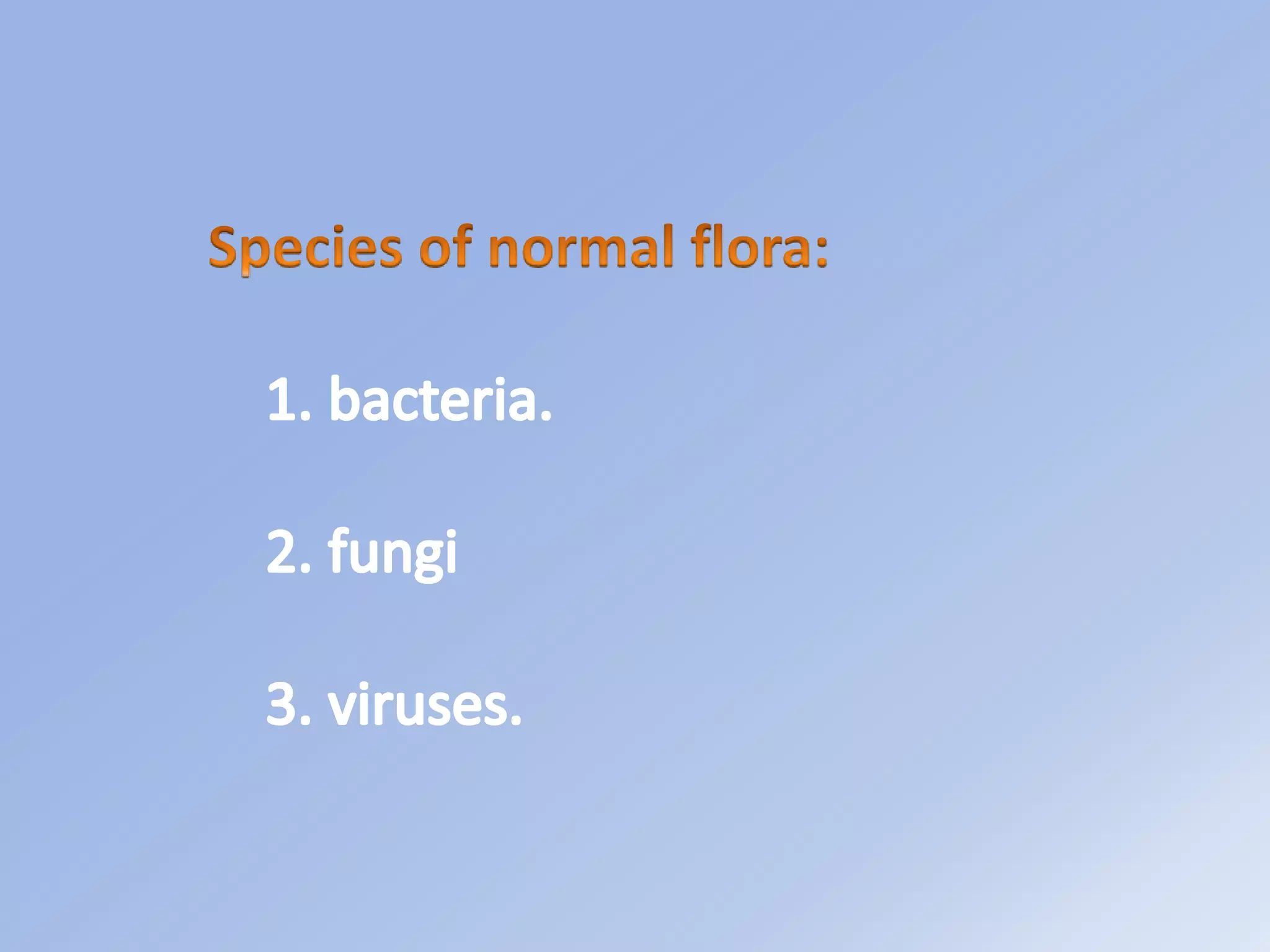 Normal Flora | PPTX