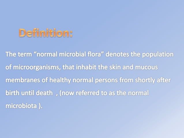 Normal Flora | PPTX