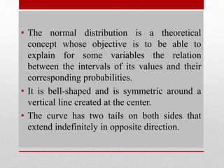 Normal Distribution | PPTX | Standardized Testing | Educational Assessment