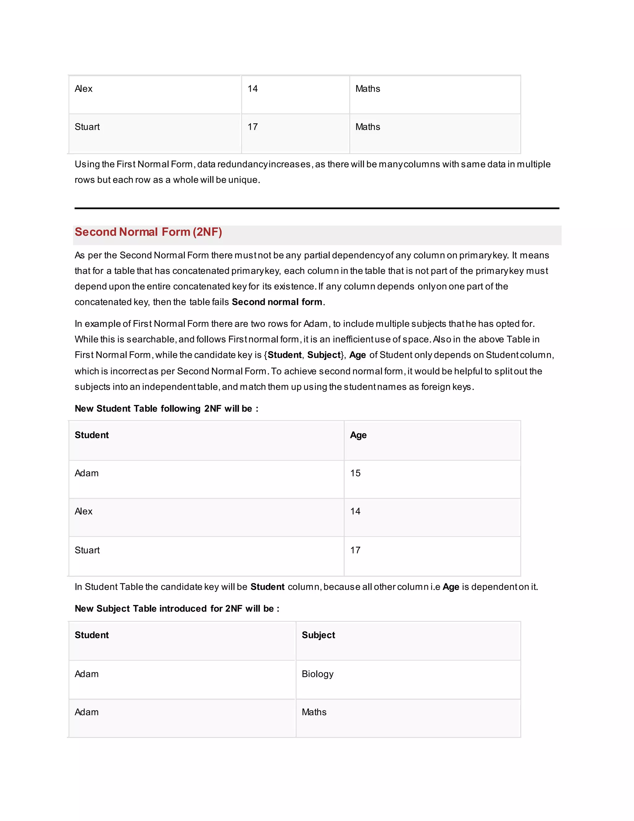 Normalization | PDF