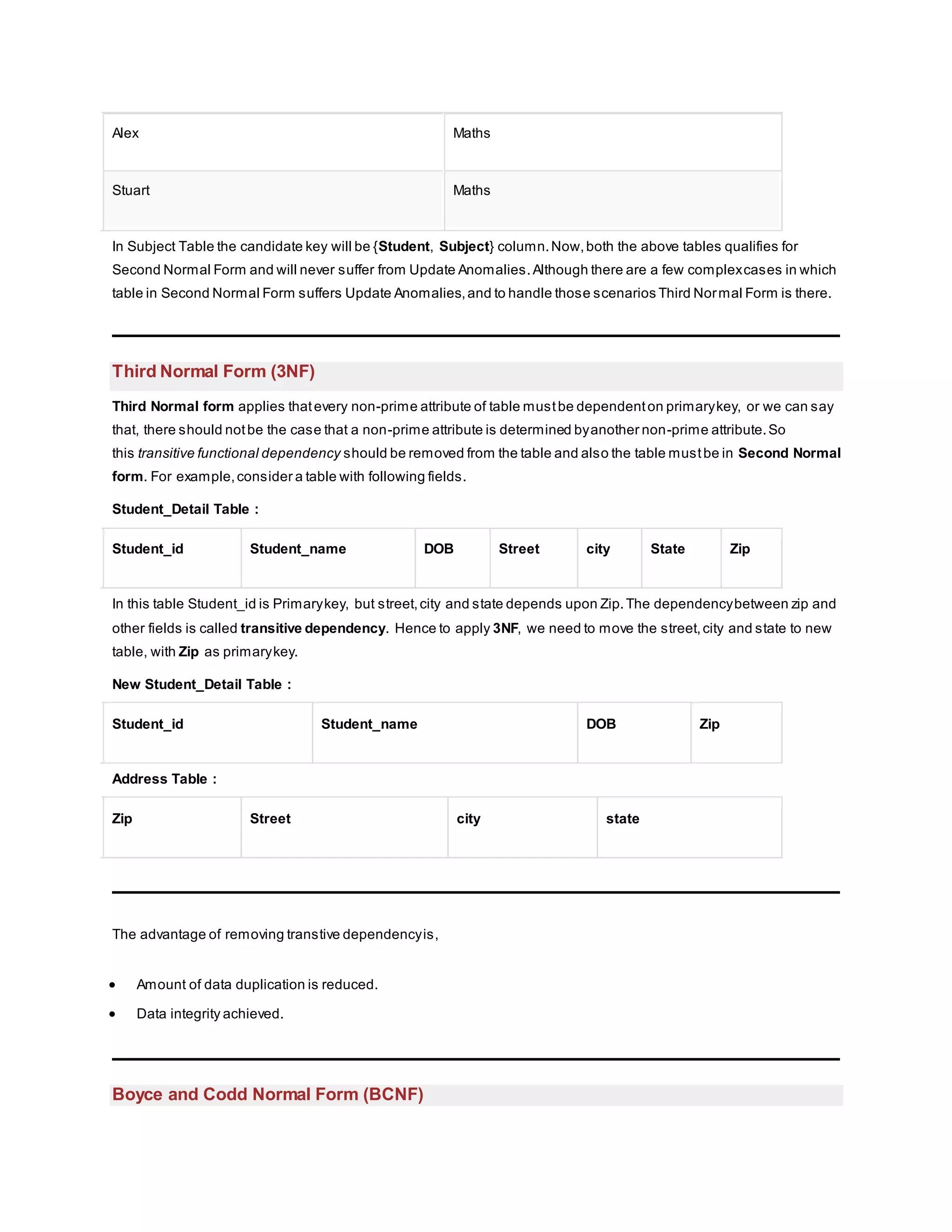 Normalization | PDF