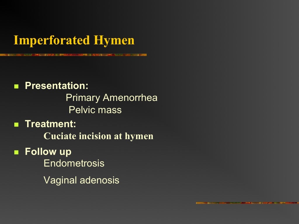 Normal And Abnormal Genital Tract
