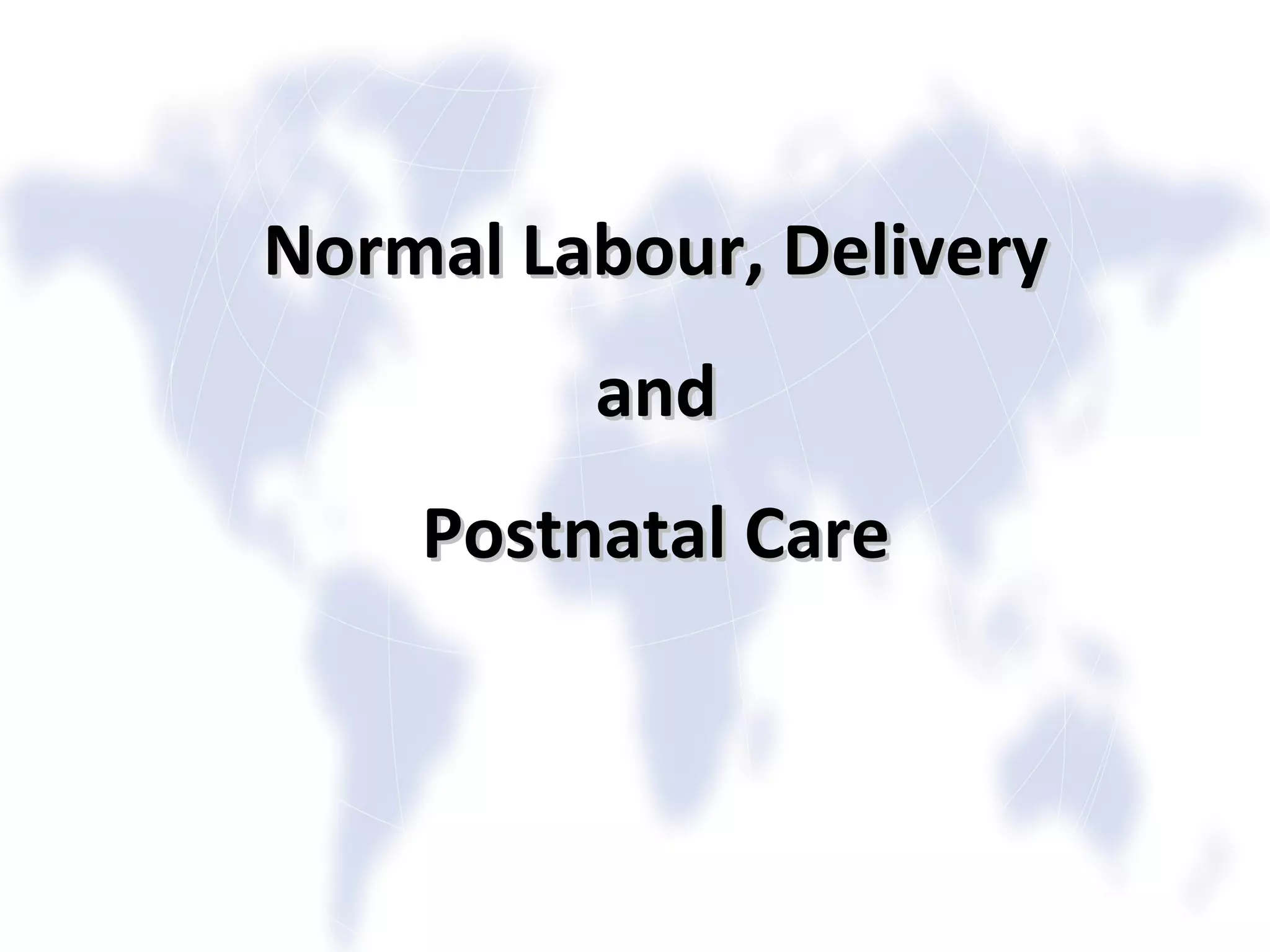 Normal labor amtsl | PPT