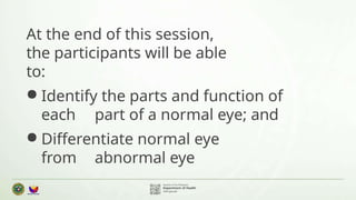 THE NORMAL EYE ASSESSMENT AND CHECK UP.pptx