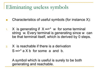 Normal-forms-for-Context-Free-Grammars.ppt