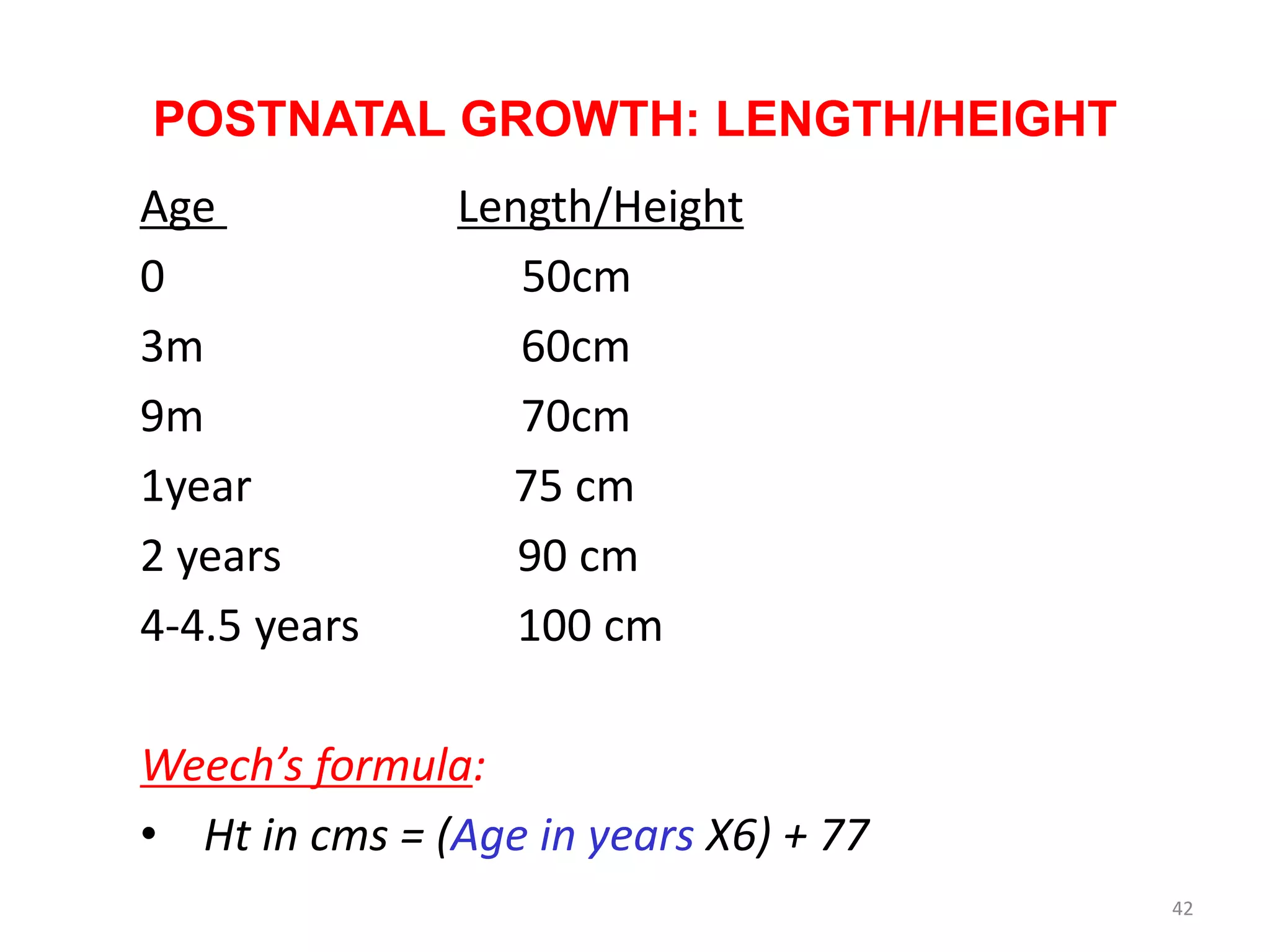 Normal growth in pediatrics | PPT | Pregnancy | Reproductive Health