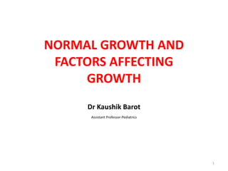 Normal growth in pediatrics | PPT
