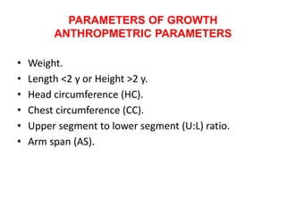 Normal growth in pediatrics | PPT
