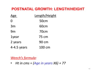 Normal growth in pediatrics | PPT