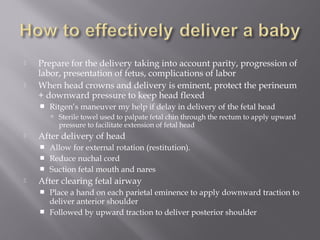 Normal labor-and-delivery by Dr syed khawar | PPT