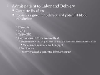 Normal labor-and-delivery by Dr syed khawar | PPT