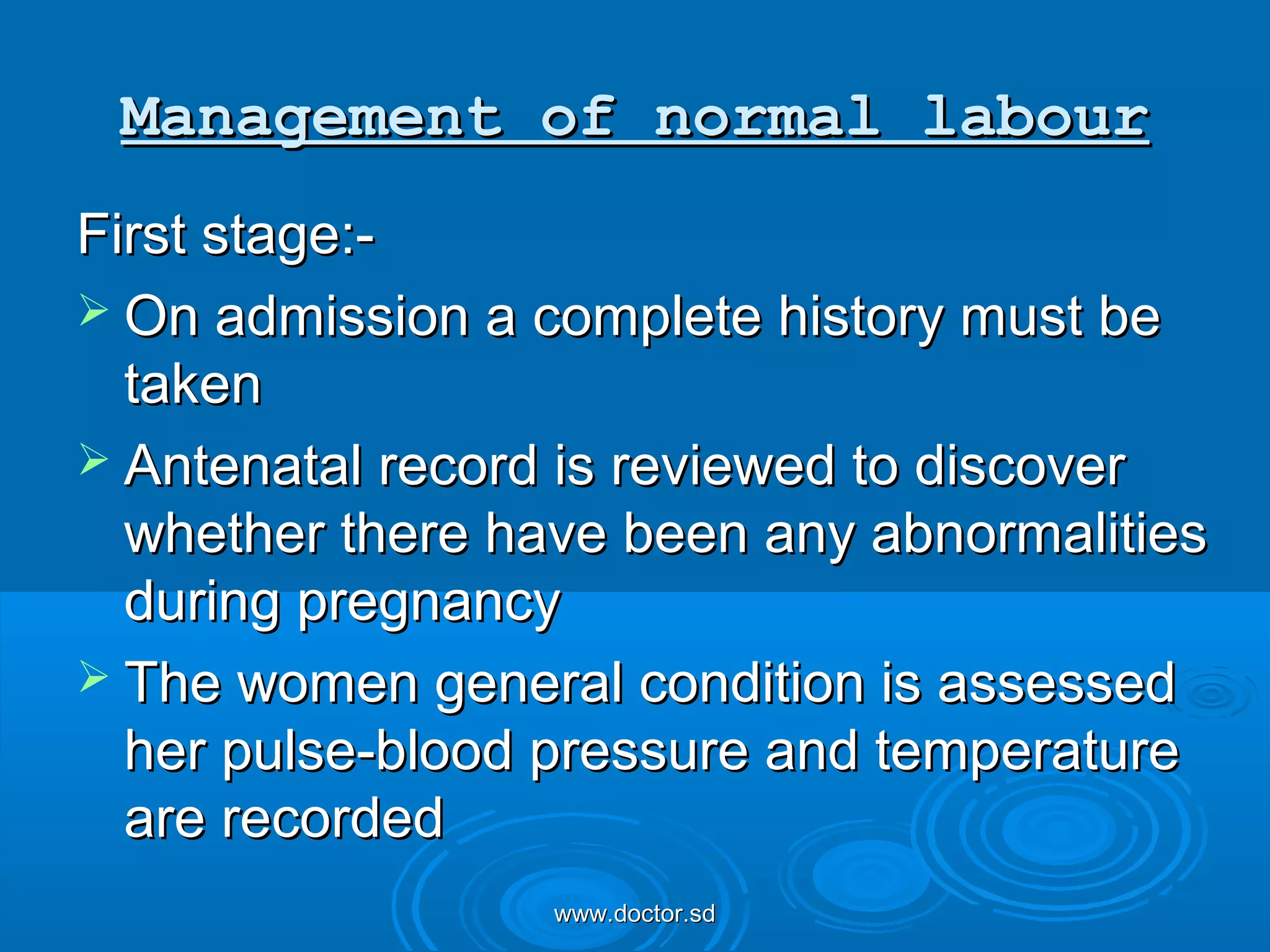 Normal labour | PPT