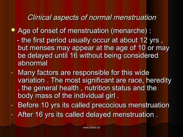 Normal menstruation | PPT | Pregnancy | Reproductive Health