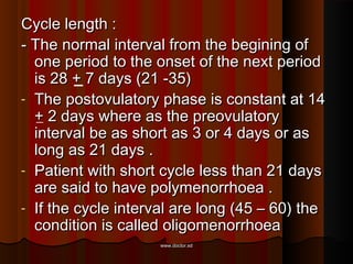 Normal menstruation | PPT