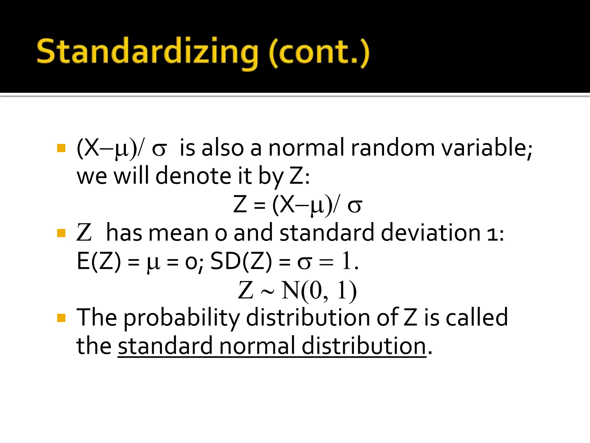 NORMAL distribution standard and nonstandard curve.ppt | Physics | Science