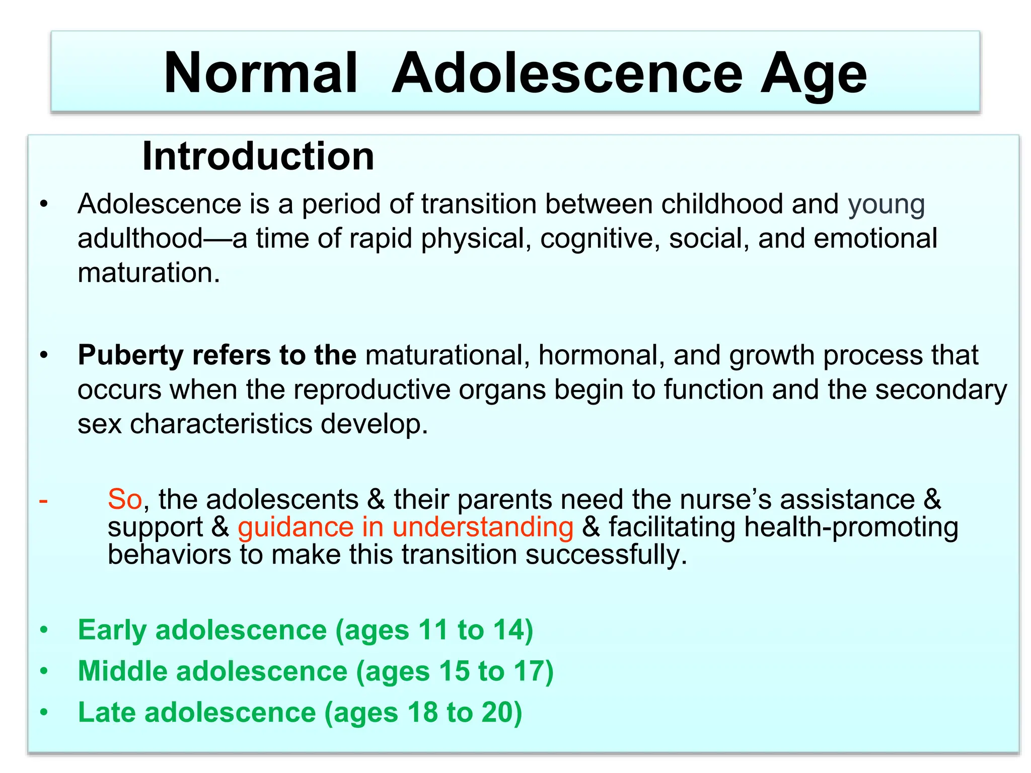Normal Adolescence age Lecture 6.pptx