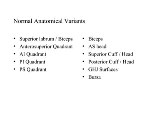 Normal anatomical variants | PPT
