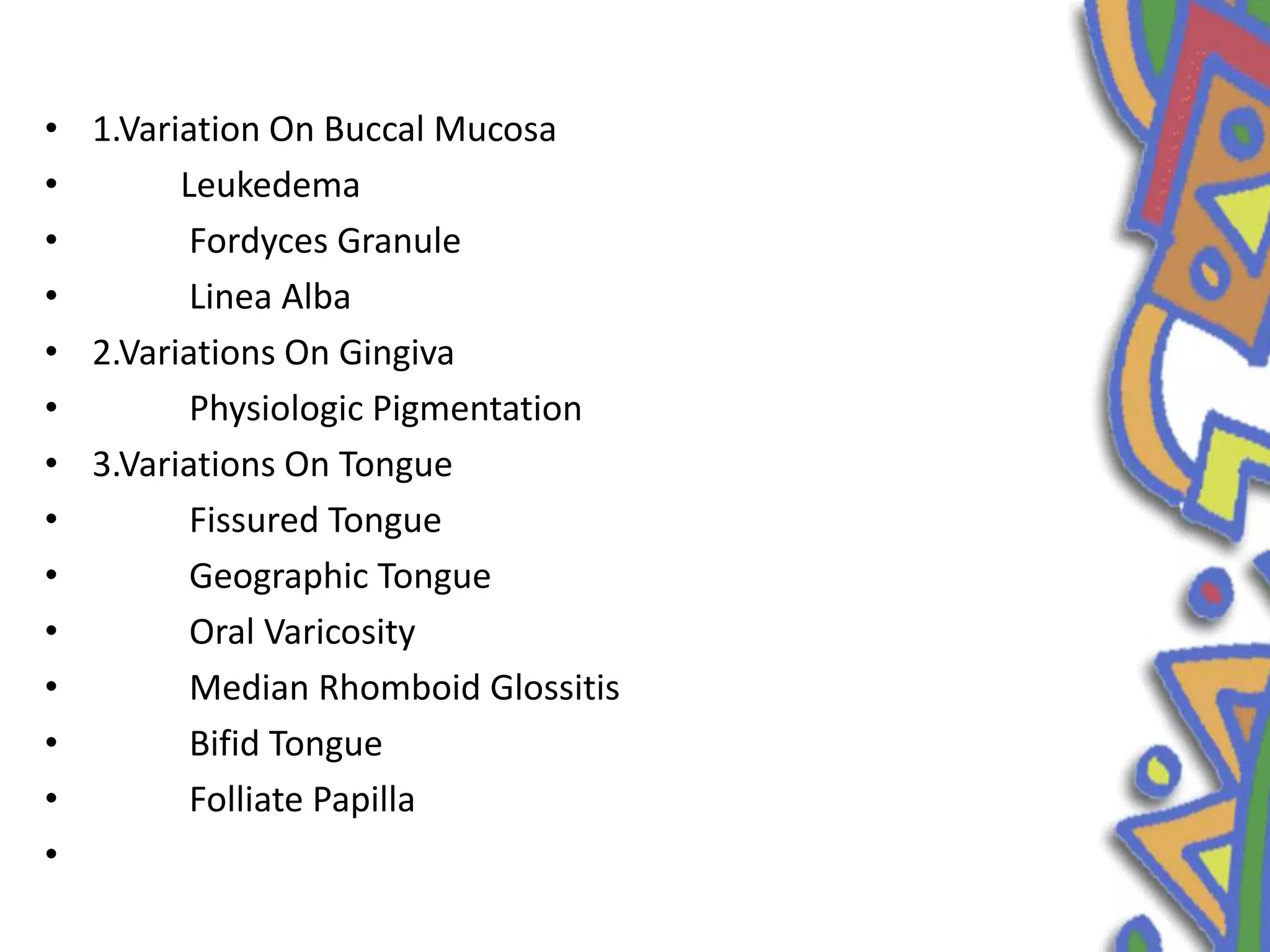 Normal anatomical variations( Dr MEGHA B) | PPSX
