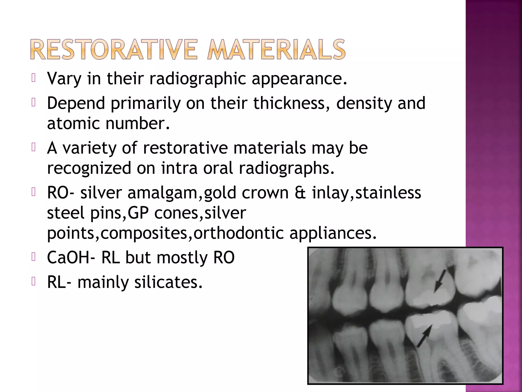 NORMAL ANATOMIC LANDMARKS ; PRICHARDS CRITERIA ; NORMAL INTERDENTAL ...