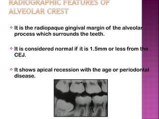 NORMAL ANATOMIC LANDMARKS ; PRICHARDS CRITERIA ; NORMAL INTERDENTAL ...