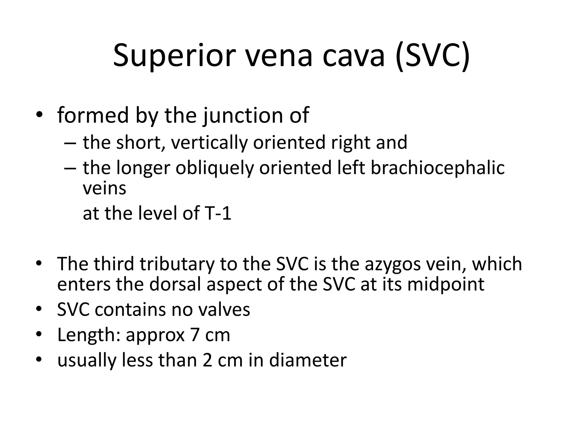 Normal anatomy and congenital anomalies of vena cavae | PPTX