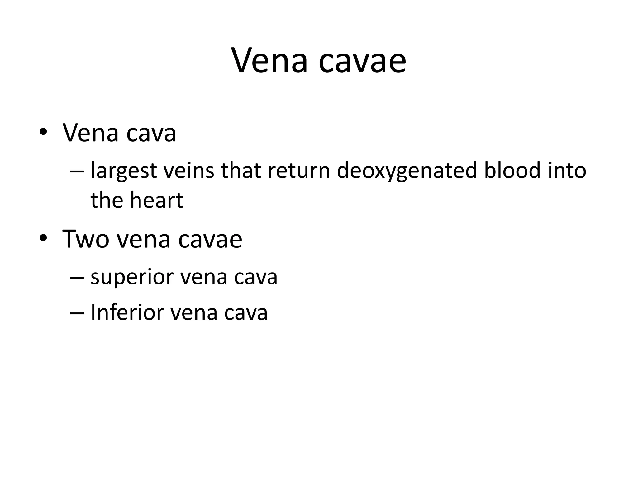 Normal anatomy and congenital anomalies of vena cavae | PPTX