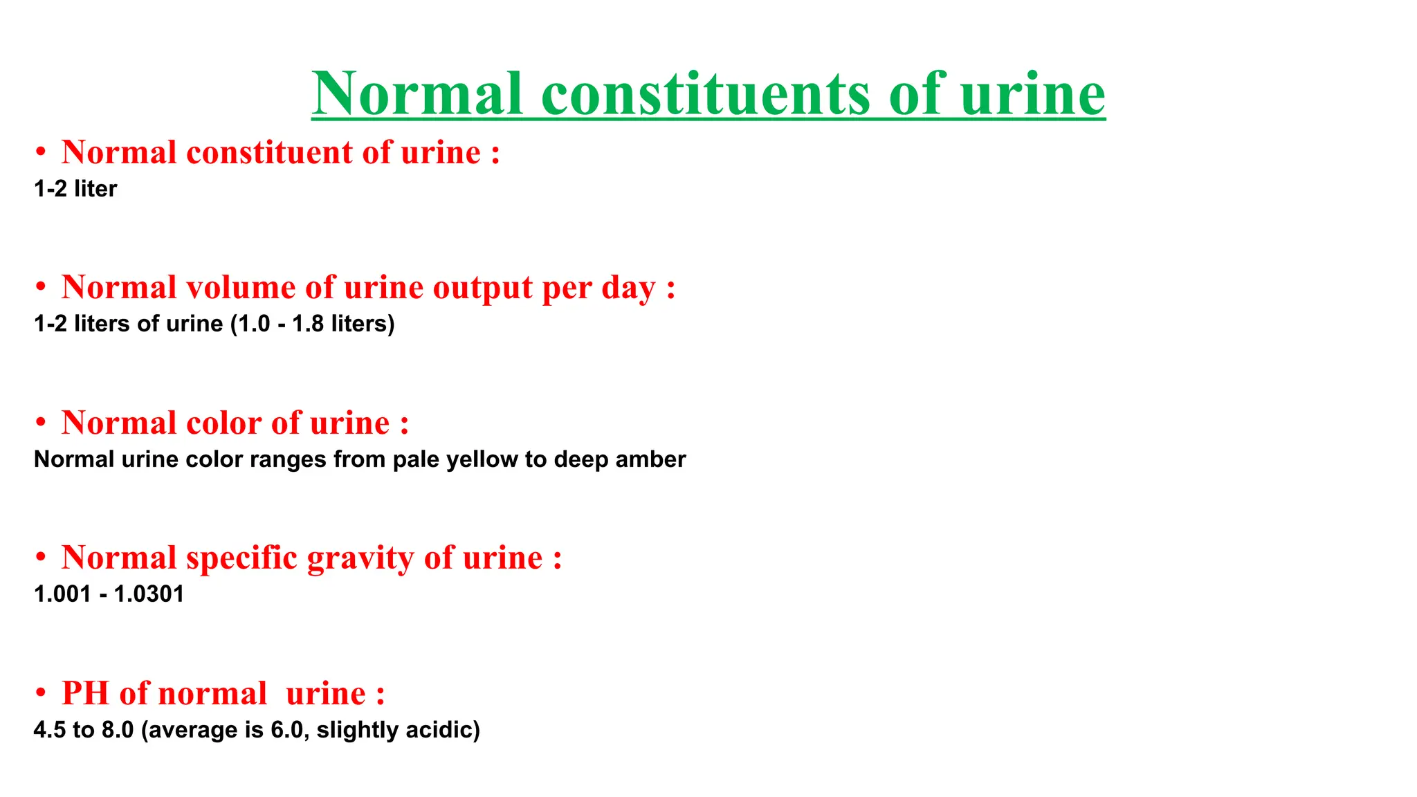normal and abnormal constituents of urine.docx