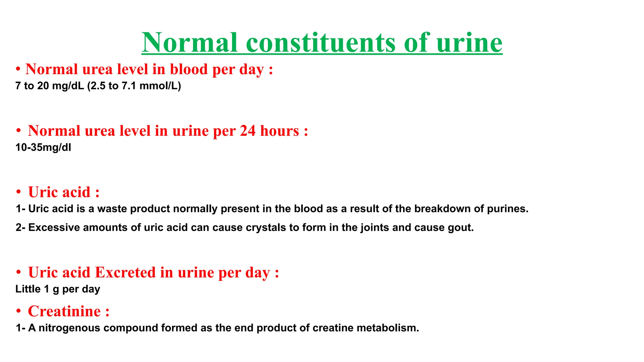 normal and abnormal constituents of urine.docx