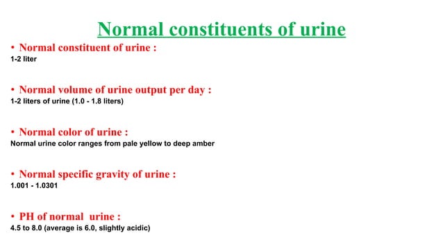 normal and abnormal constituents of urine.docx