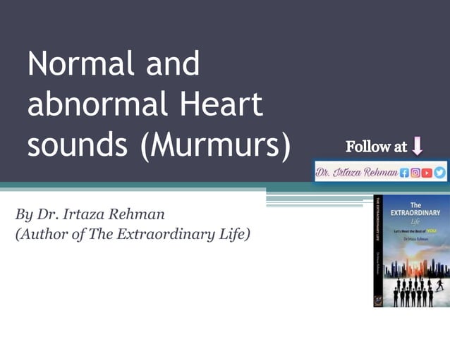 Normal and abnormal Heart sounds (Murmurs).pptx