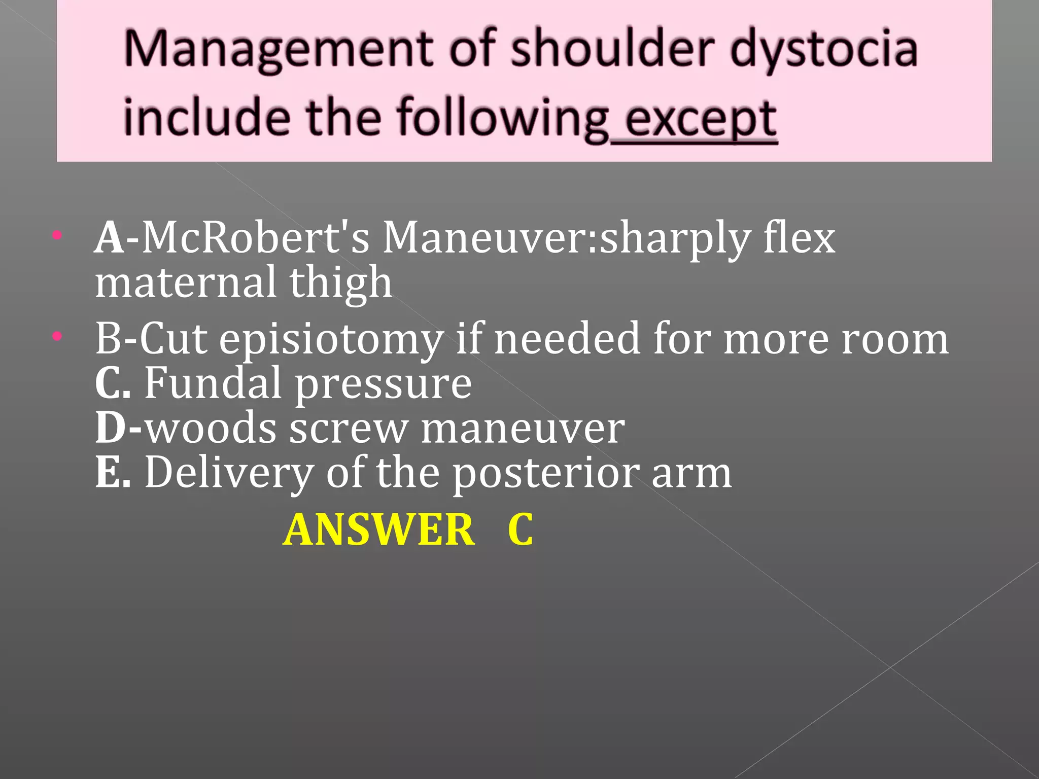 Normal and abnormal labor part 2 | PPT