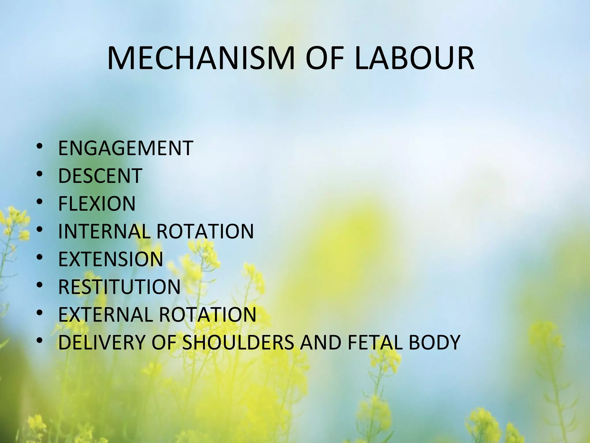 Normal and abnormal labour | PPT