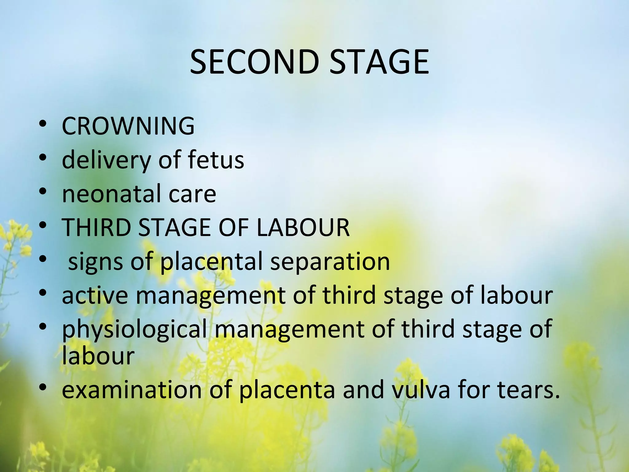 Normal and abnormal labour | PPT