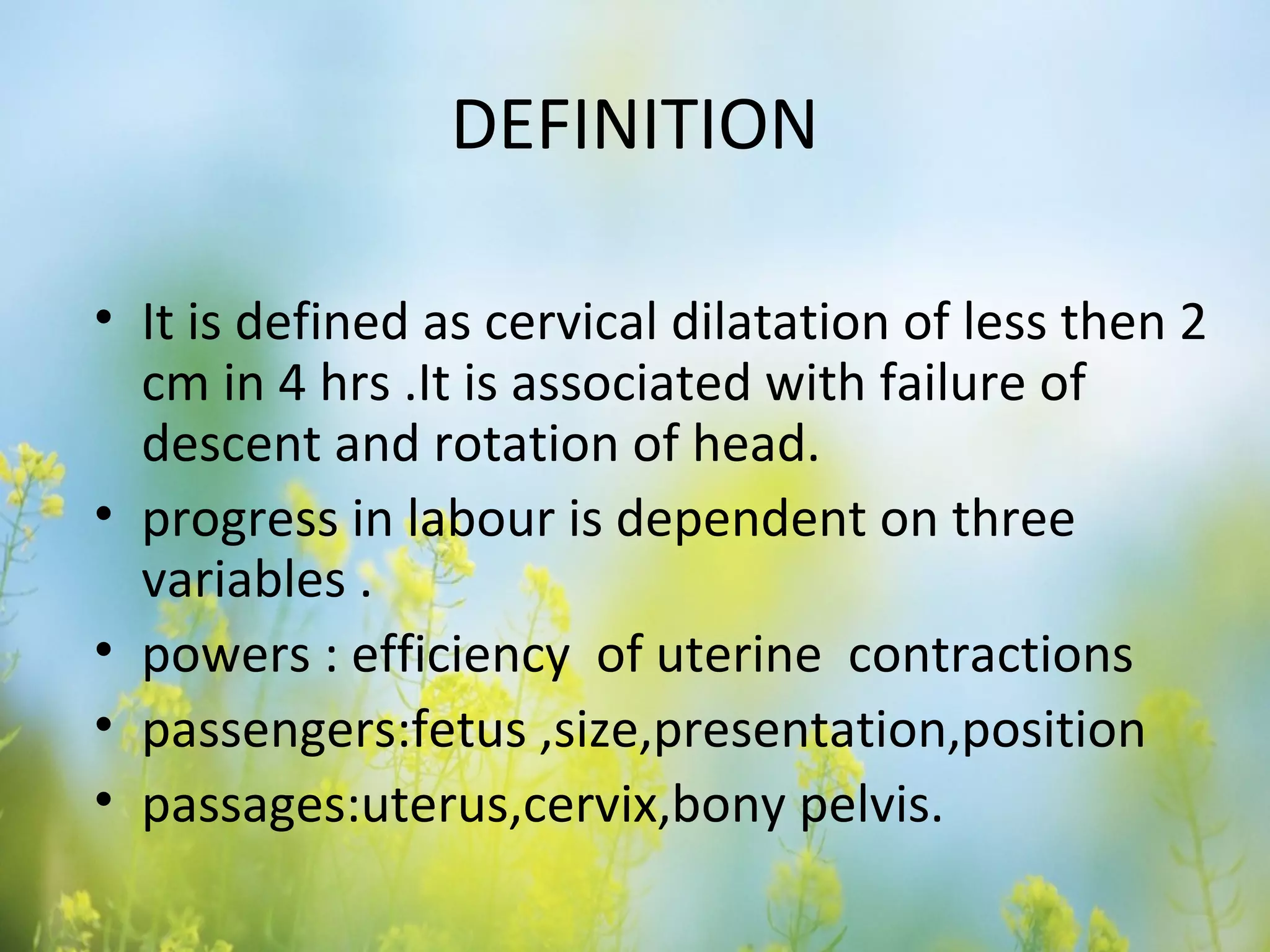 Normal and abnormal labour | PPT