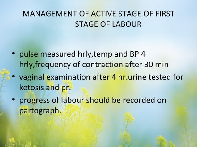 Normal and abnormal labour | PPT