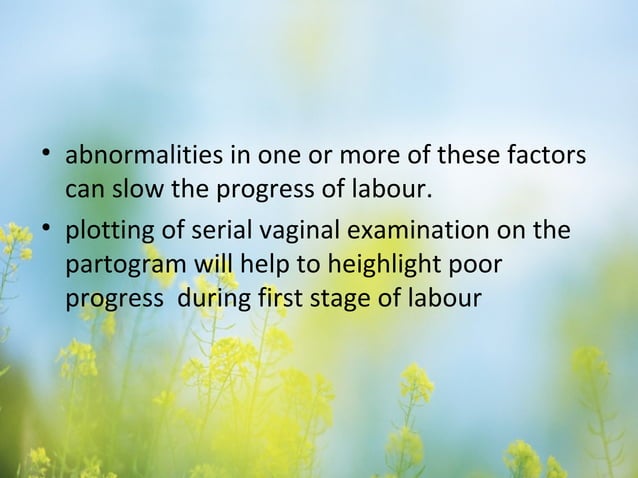 Normal and abnormal labour | PPT