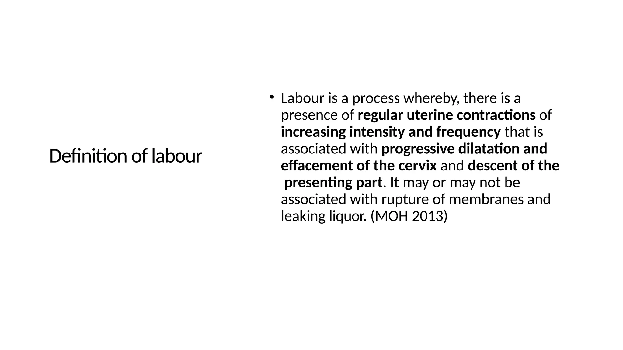 Normal and abnormal labour+ctg.pptx obst | PPTX