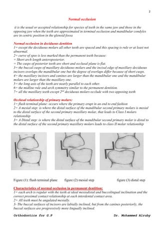 normal and abnormal occlusion for general practitioners.docx
