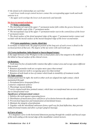 normal and abnormal occlusion for general practitioners.docx