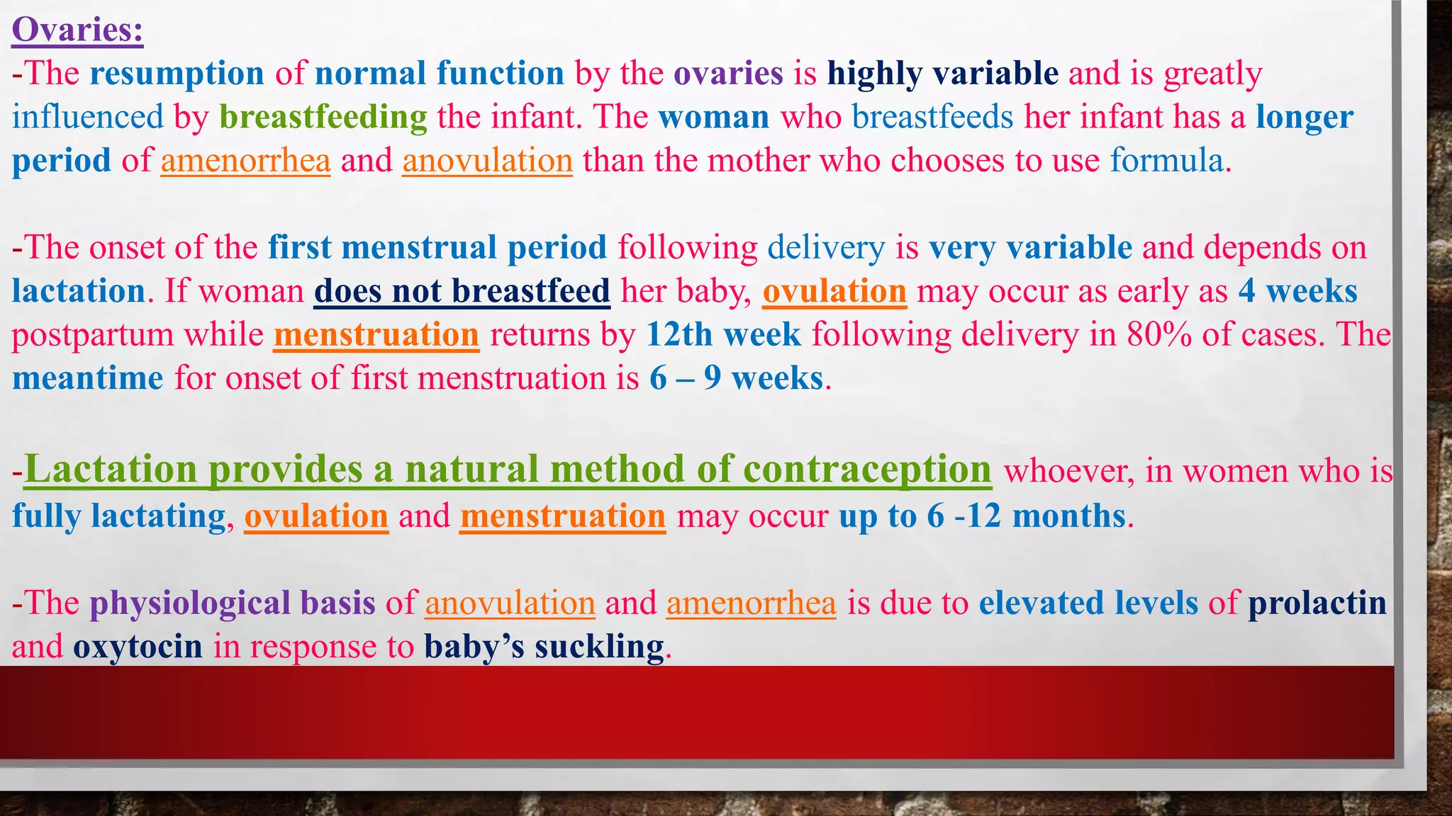 Normal and Abnormal Puerperium & Postnatal Physical Therapy Care | PPT