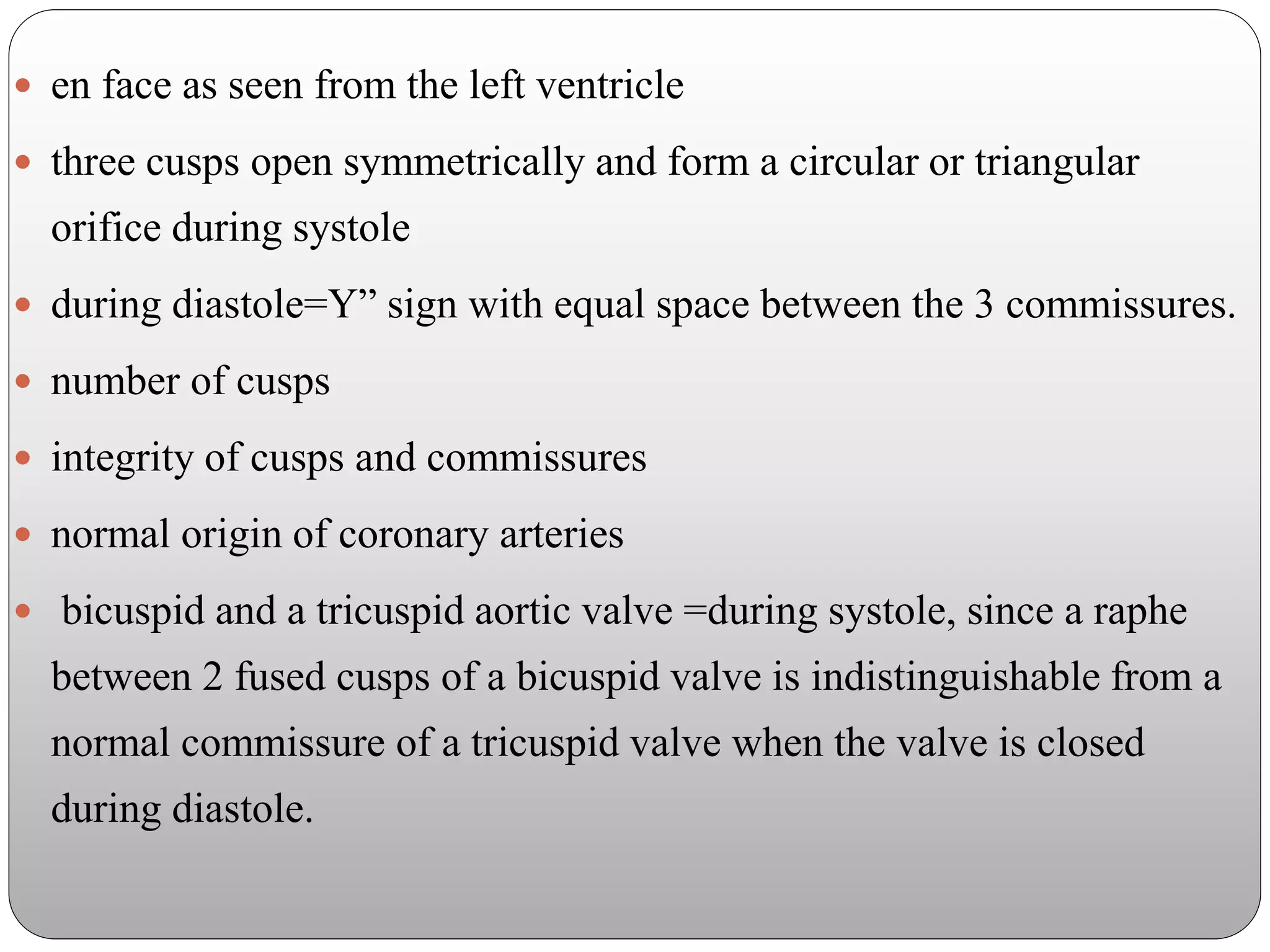 Normal aortic valve echocardiogram | PPTX