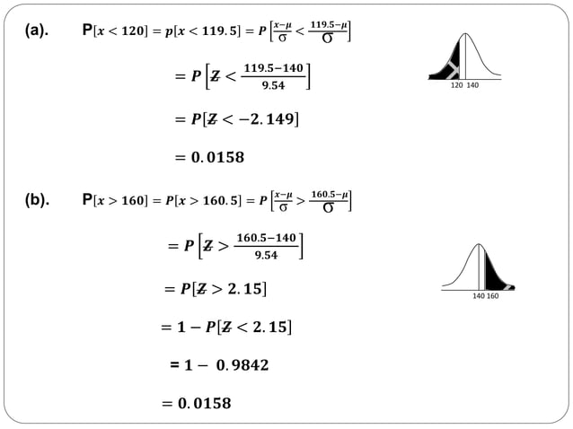 Normal approximation to the binomial distribution | PPTX