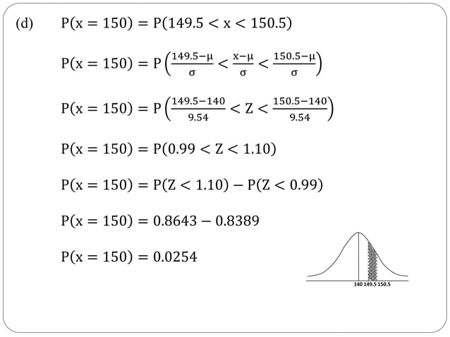 Normal approximation to the binomial distribution | PPTX