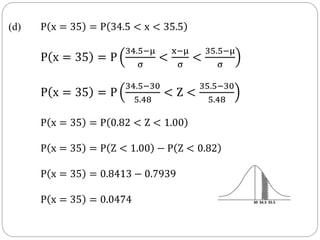 Normal approximation to the poisson distribution | PPTX