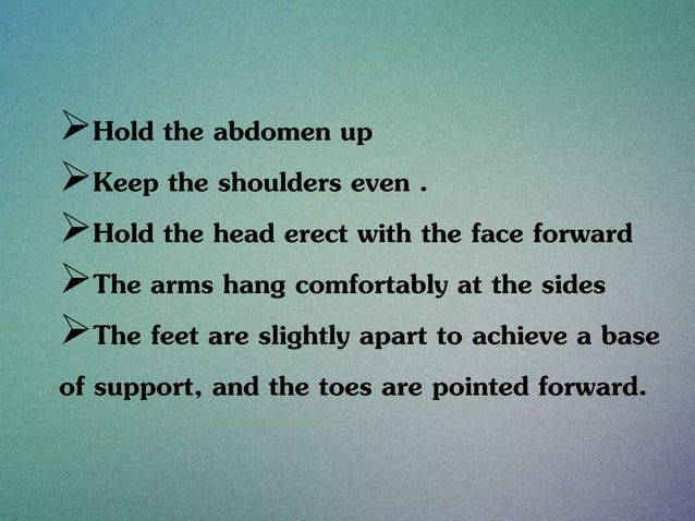 Normal body allignment | PPTX